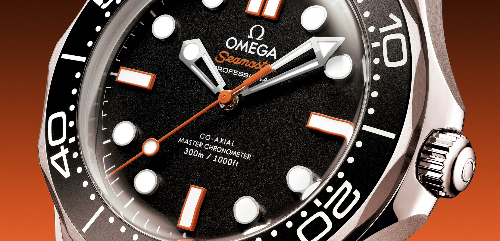 New Omega Seamaster 300m diver orange