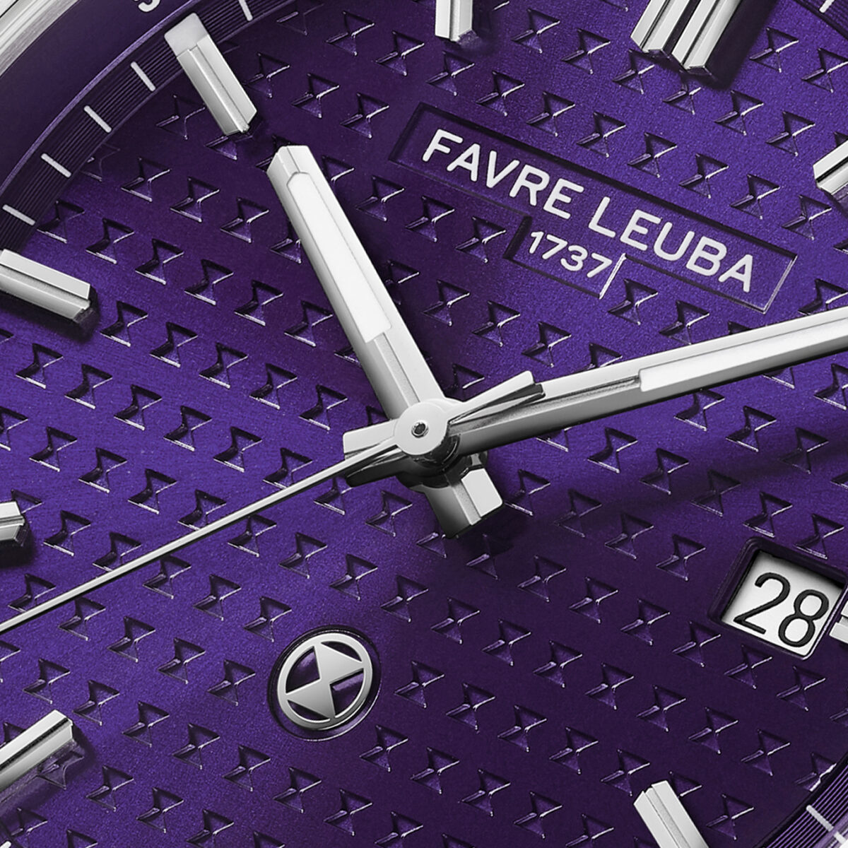Favre Leuba produces its Chief Date in royal purple - WATCHPRO USA