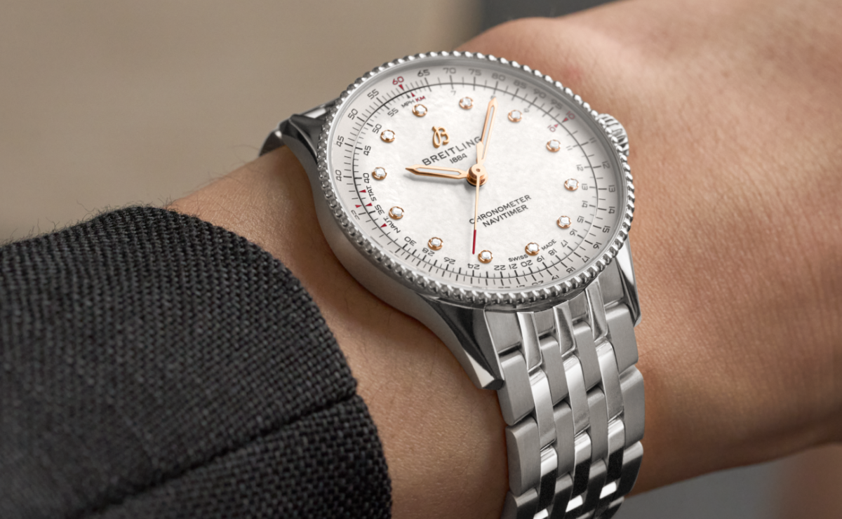Breitling Navitimer Automatic 36 UK limited edition diamonds