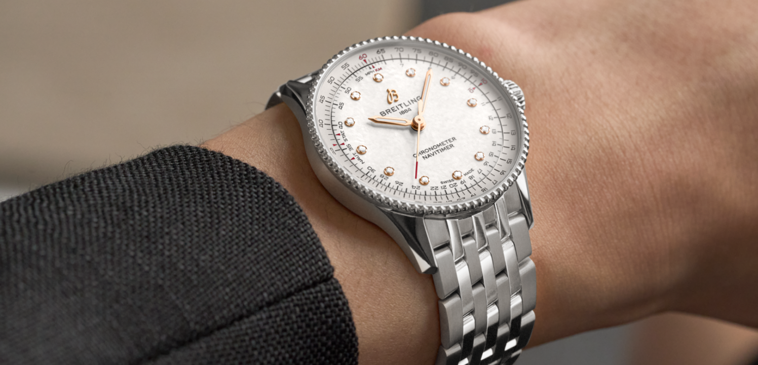 Breitling Navitimer Automatic 36 UK limited edition diamonds