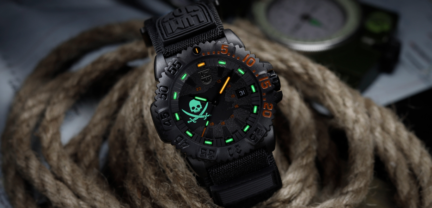 Luminox shivers timbers with Limited-Edition Navy SEAL Pirate watch
