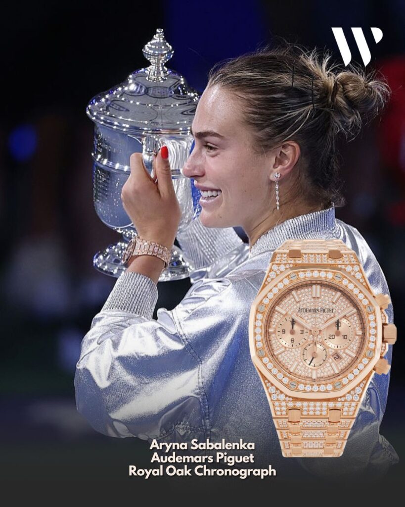 WATCH FACES: Aryna Sabalenka and Carlos Alcaraz Garfia lift US Open trophies with ace wristwear ...