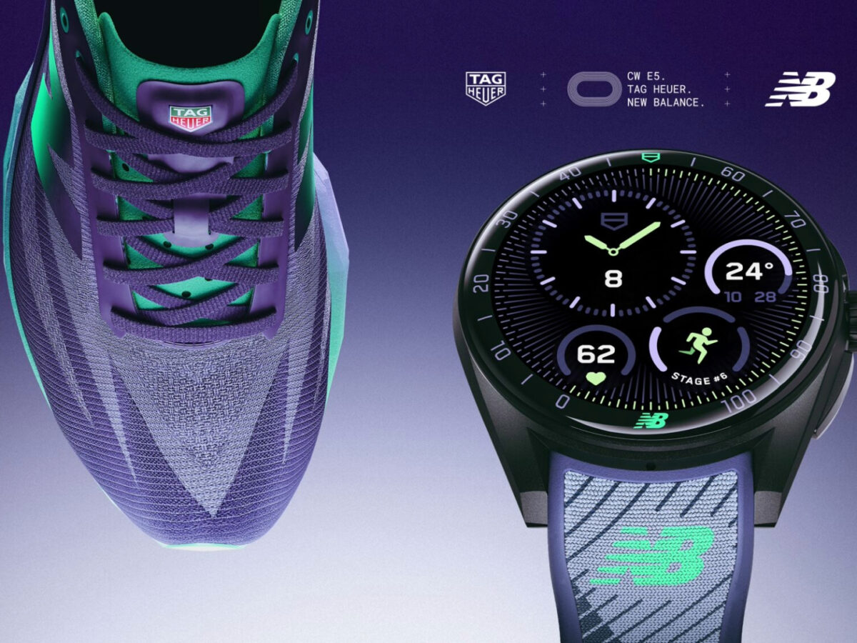 TAG Heuer and New Balance test run new Connected Caliber E5 watch with ...