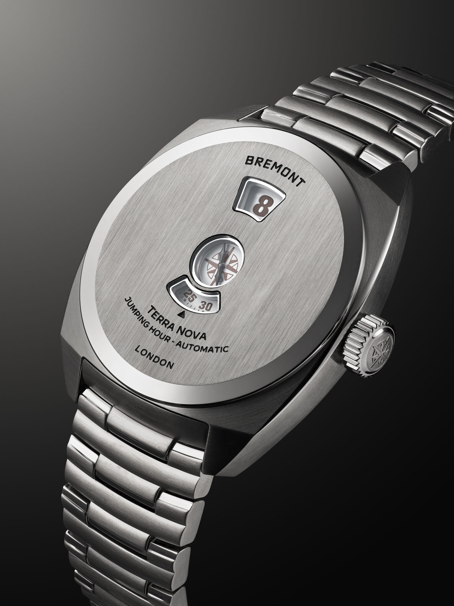 Bremont swaps bronze for steel in new Terra Nova Jumping Hour ...