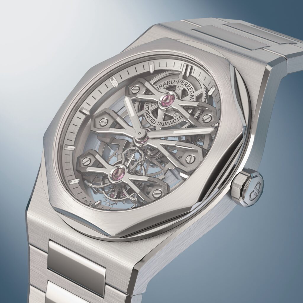 Girard-Perregaux merges two iconic models in new Laureato Three Gold Bridges - WATCHPRO USA