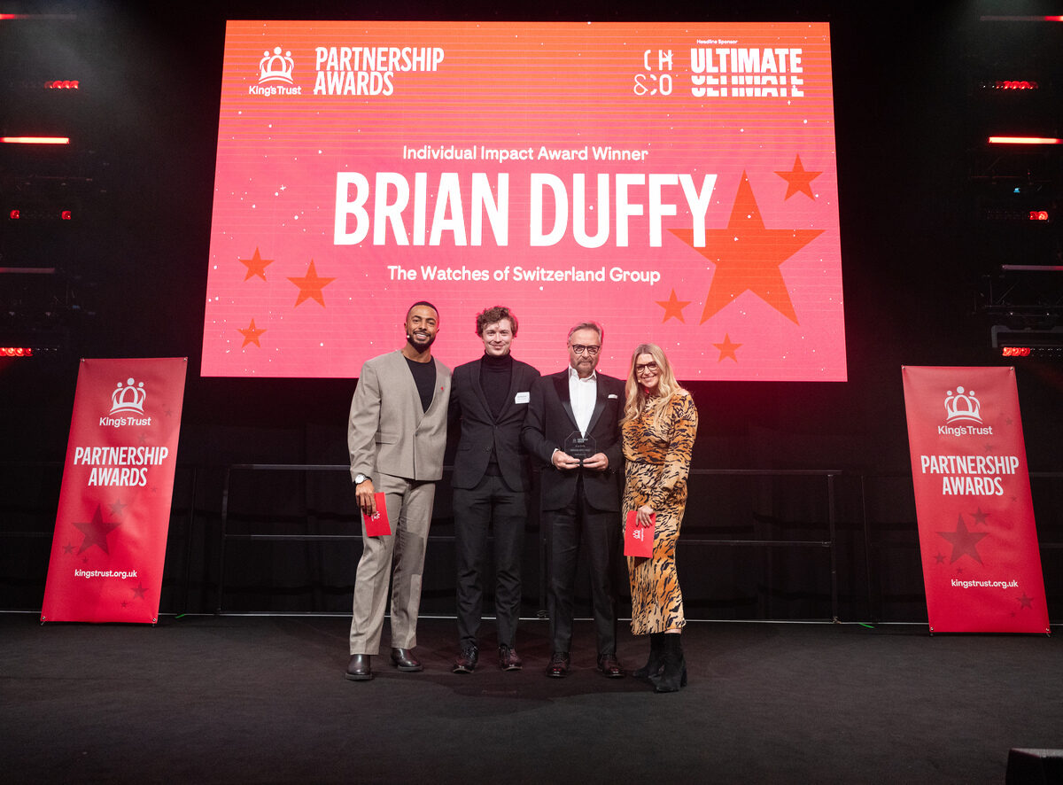 Watches Of Switzerland Group CEO Brian Duffy Wins King's Trust Award