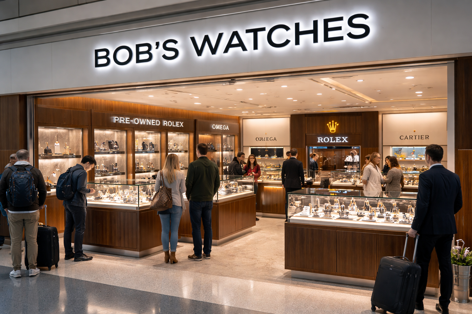 Pre-owned Rolex trader Bob's Watches opens in JFK airport